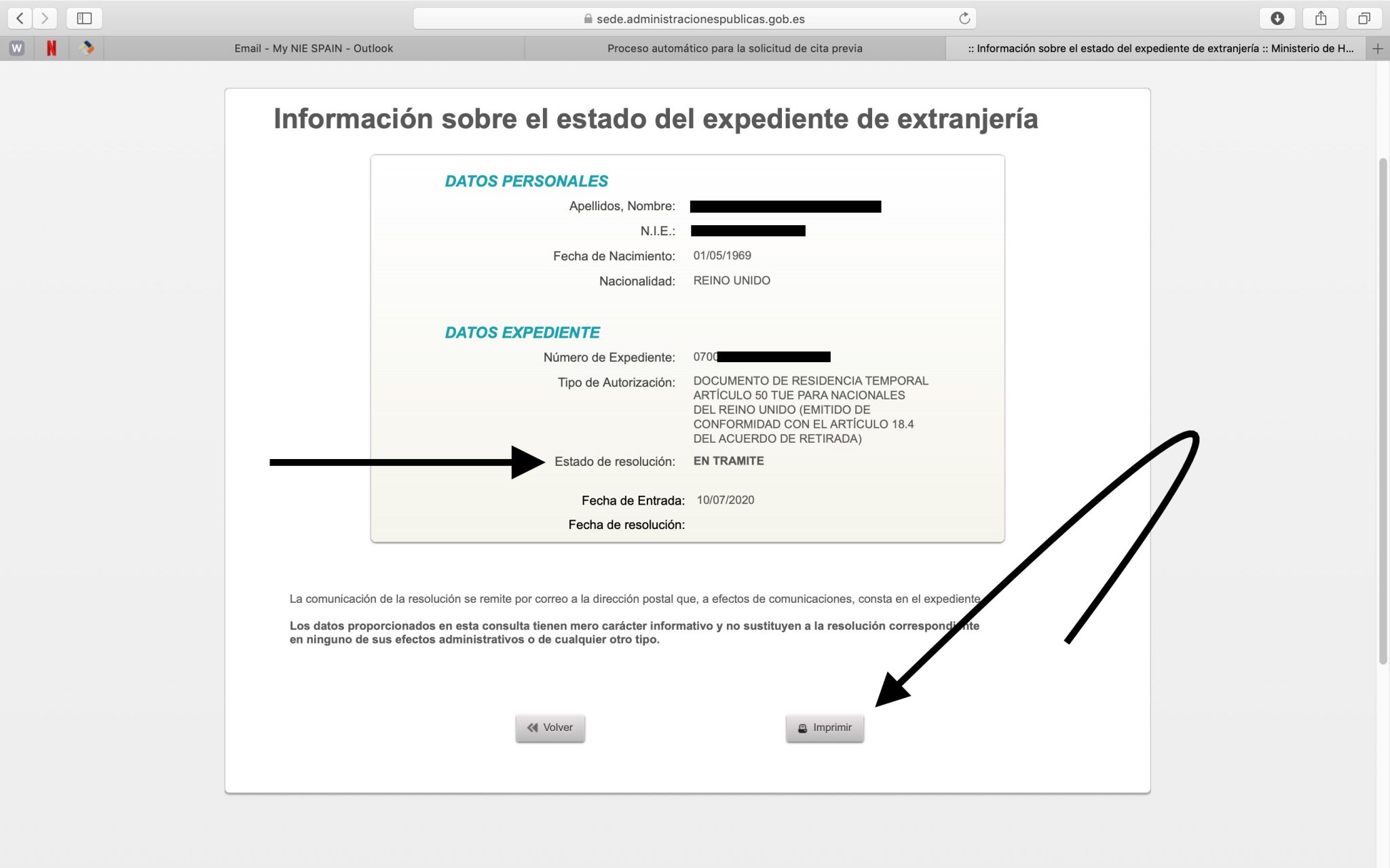 How to use the police status checker website for TIE Card applications ...